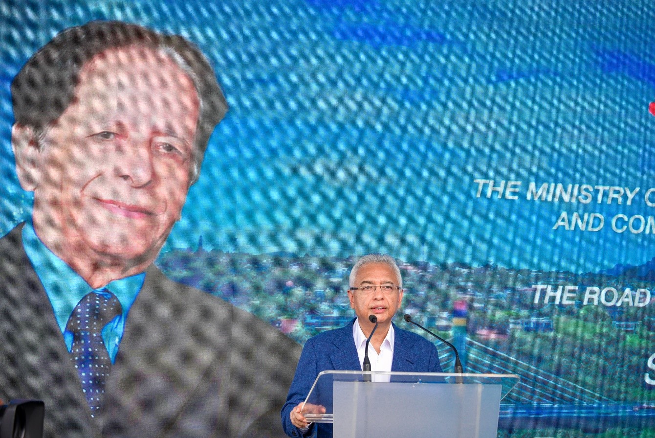 Opening of the Sir Anerood Jugnauth (SAJ) Bridge