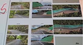 The Rehabilitated B103 Road at Chamarel